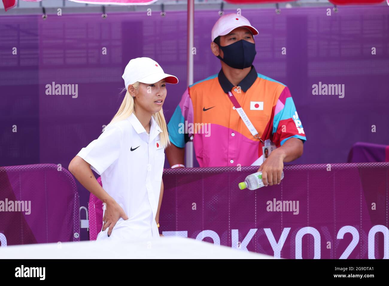 Tokyo, Japan. 26th July, 2021. Aori Nishimura (JPN) Skateboarding ...