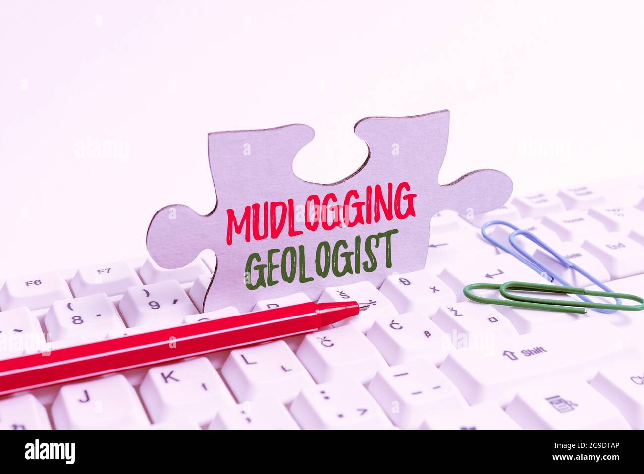 Text Sign Showing Mudlogging Geologist Business Idea Gather Information And Creating A Detailed