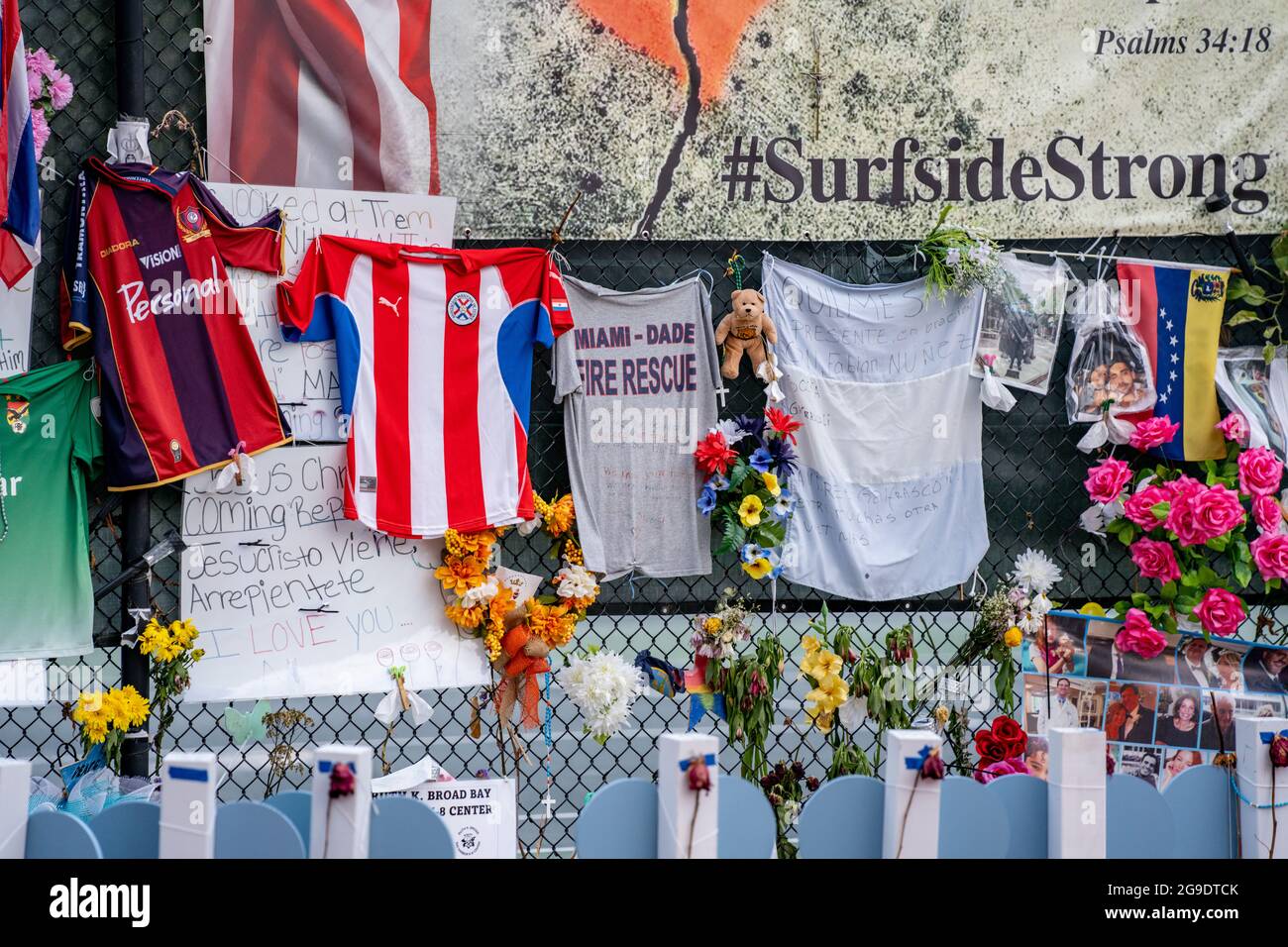 Surfside, FL, USA - July 24, 2021: Photo of the Surfside Champlain ...
