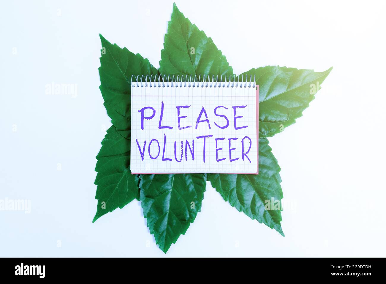 Inspiration showing sign Please Volunteer. Conceptual photo act of ...