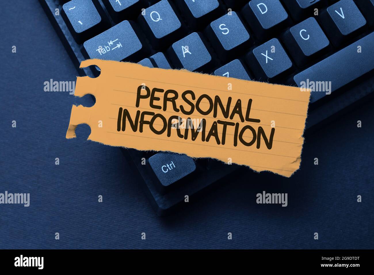 Personal identifiable information hi-res stock photography and images ...