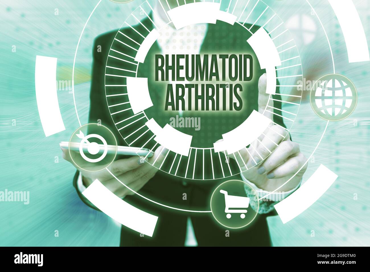 Text sign showing Rheumatoid Arthritis. Business showcase chronic ...