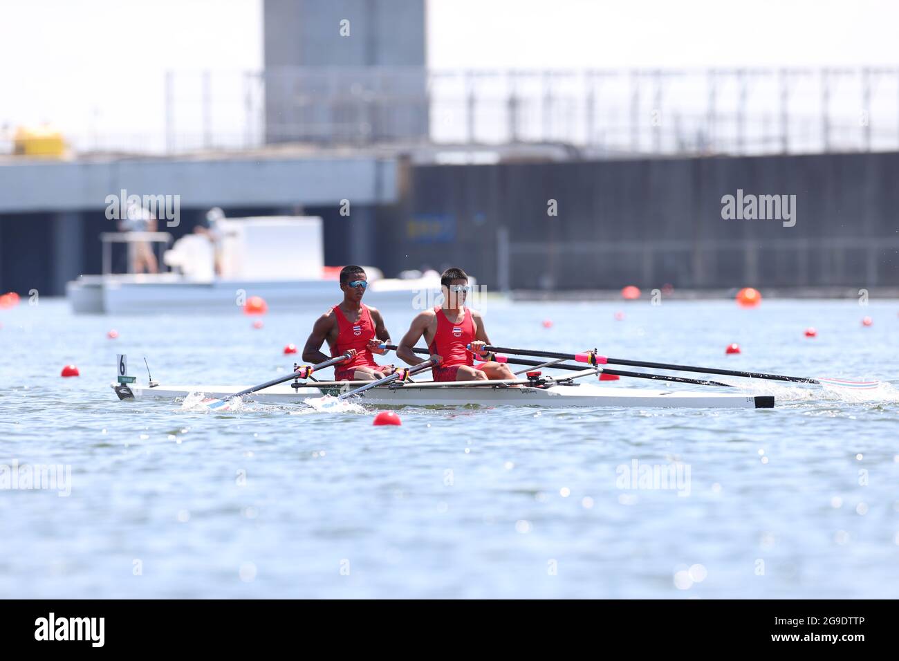 Tokyo, Japan. 25th July, 2021. WONGPIN Siwakorn & DEENOI Nawamin (THA ...
