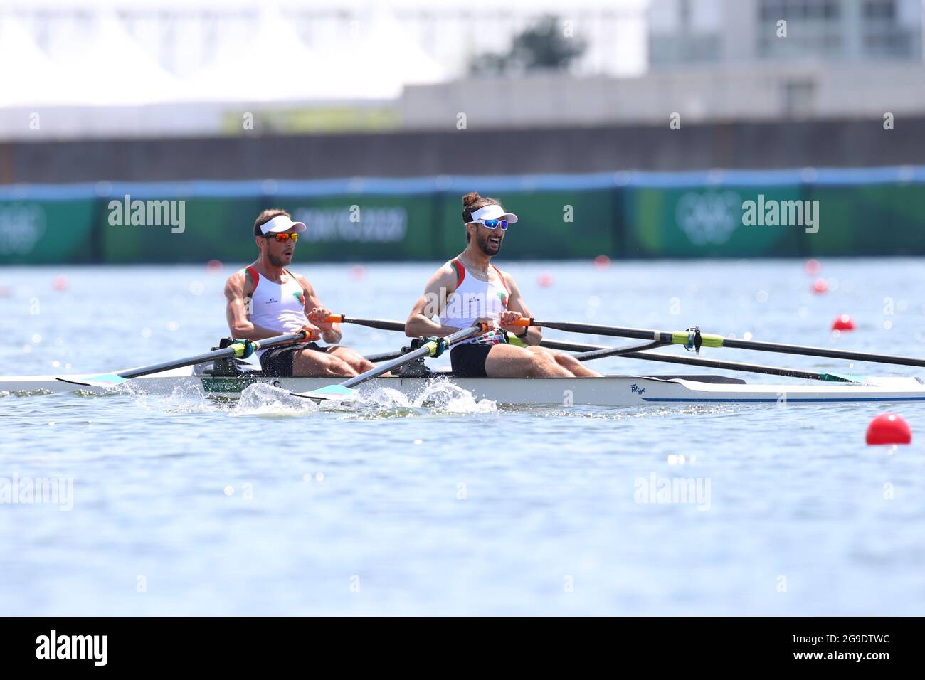 Tokyo, Japan. 25th July, 2021. AIT DAOUD Kamel & BOUDINA Sid Ali (ALG ...