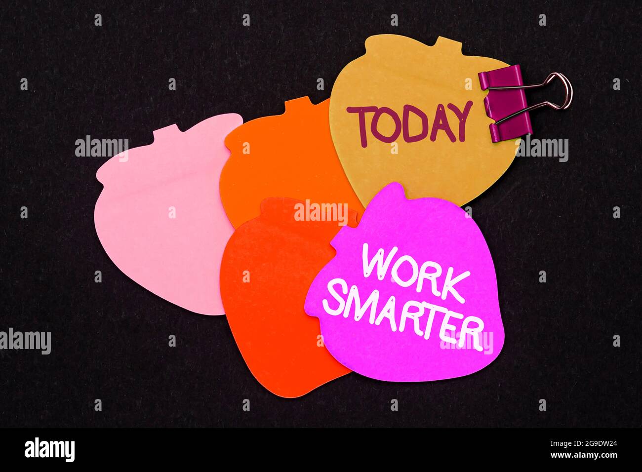 Conceptual display Work Smarter. Business showcase Efficiency Be clever ...