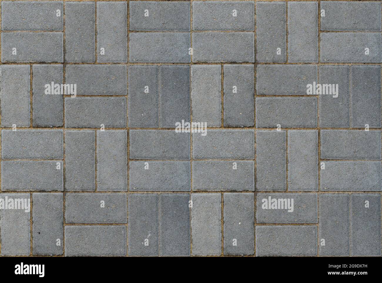 Seamless texture of a pedestrian path paved with artificial grey stone ...