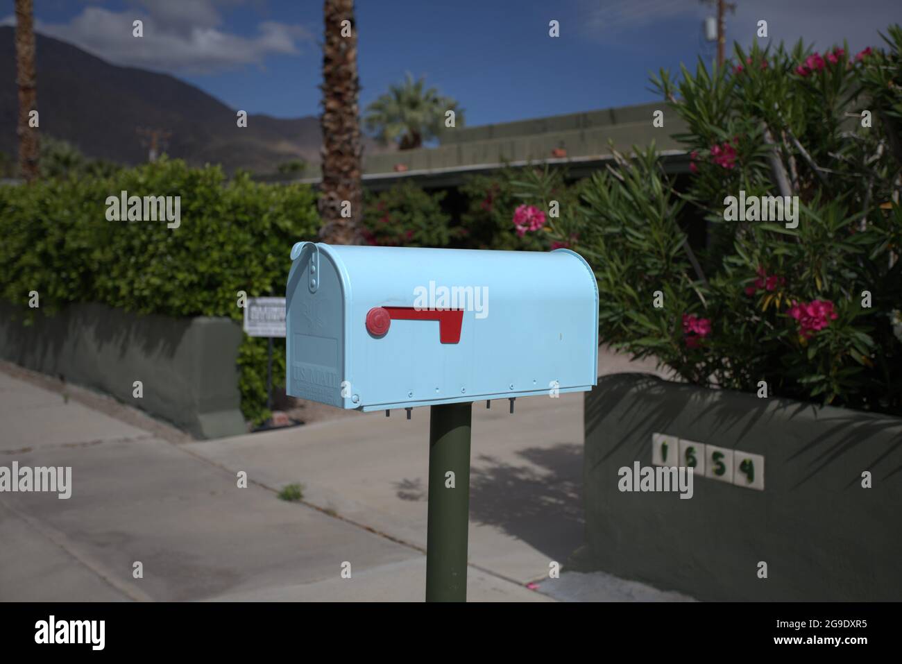 fun, retro style letter box Stock Photo - Alamy