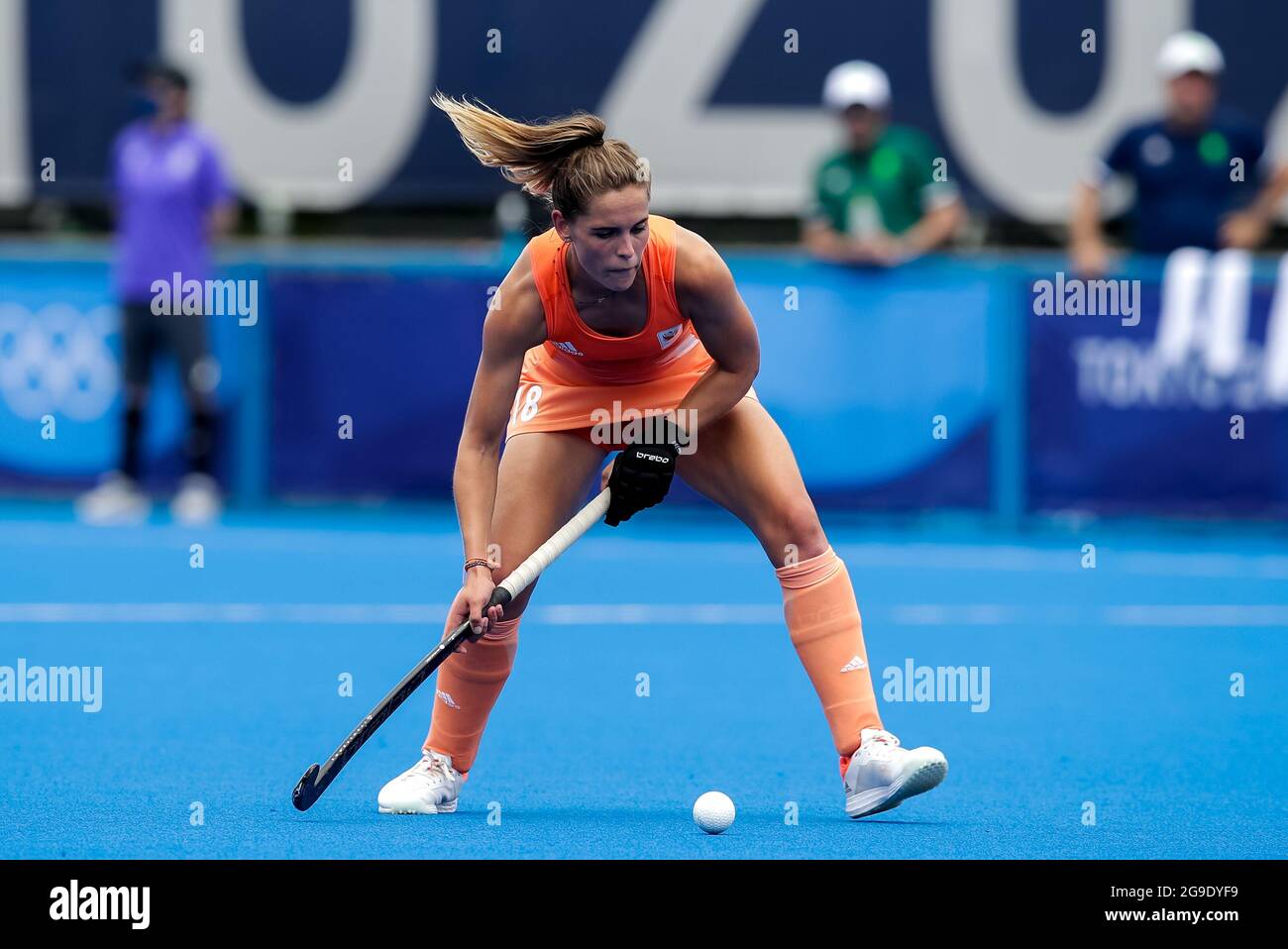 TOKYO, JAPAN - JULY 26: Pien Sanders of the Netherlands during the ...