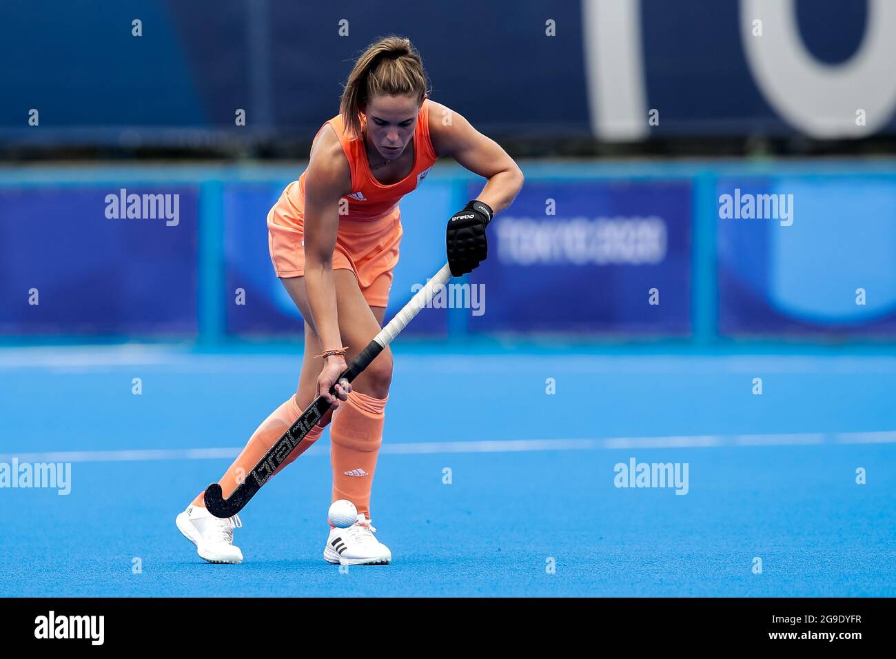 TOKYO, JAPAN - JULY 26: Pien Sanders of the Netherlands during the ...