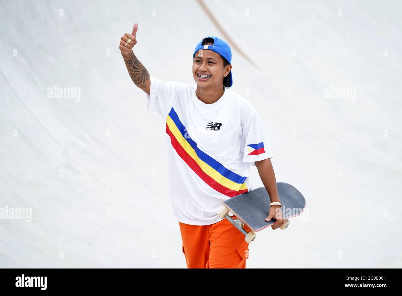 Philippines' Margielyn Didal during the Women's Street Final at the ...