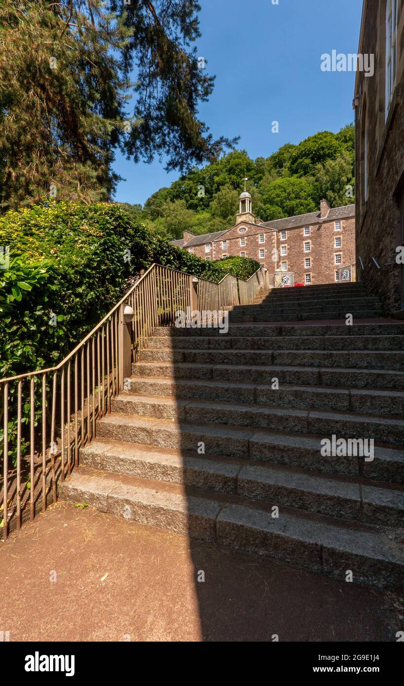 New Lanark village is a Enesco World Heritage Site, New Lanark ...