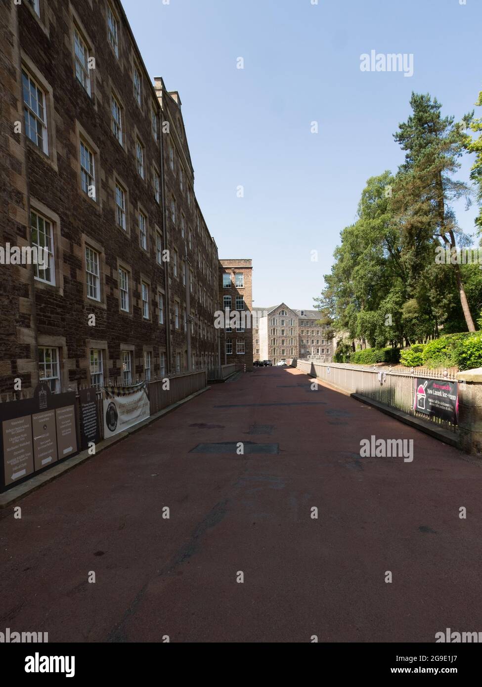 New Lanark village is a Enesco World Heritage Site, New Lanark ...