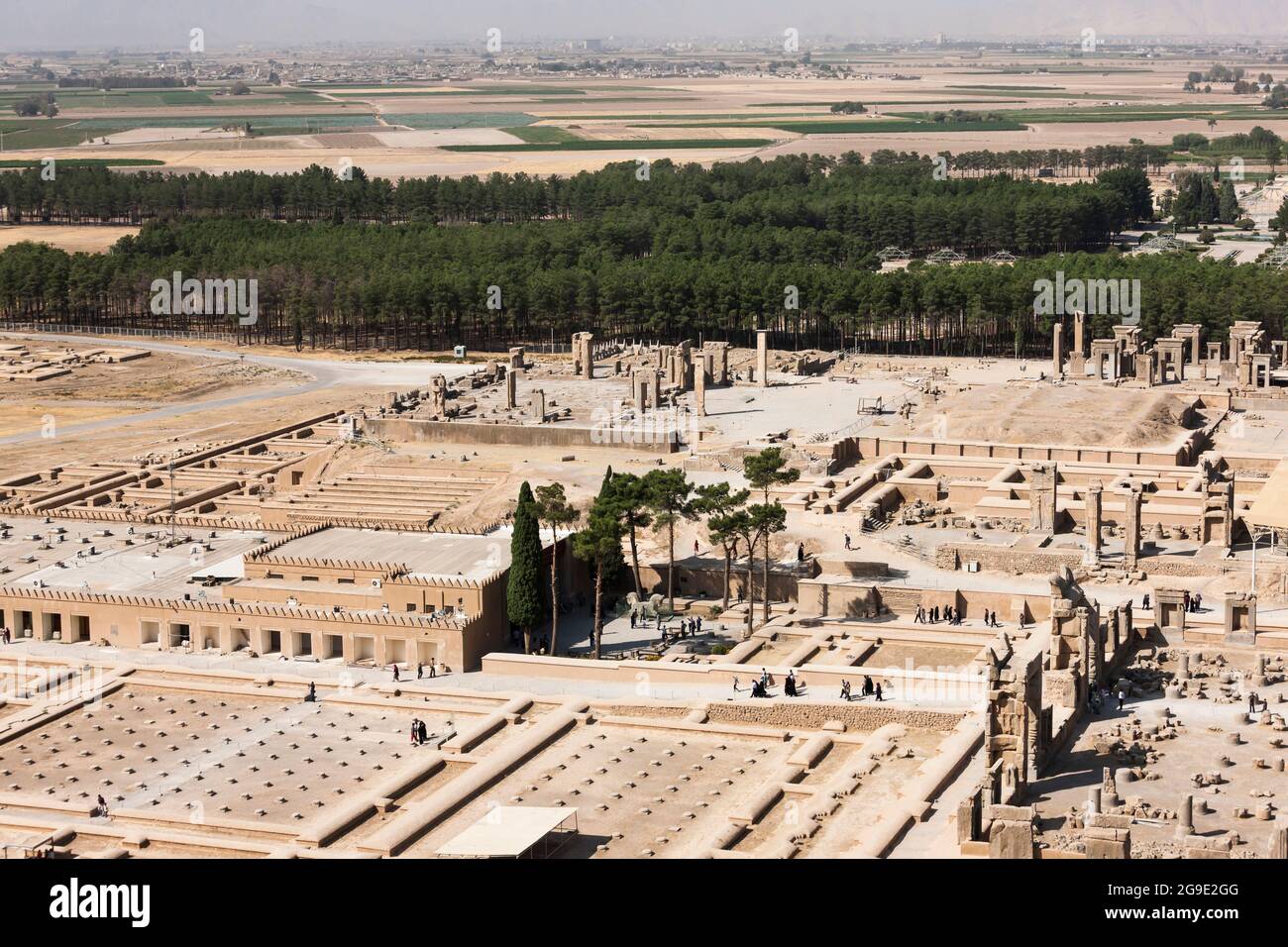 Air View Of The Ceremonial Complex Persepolis