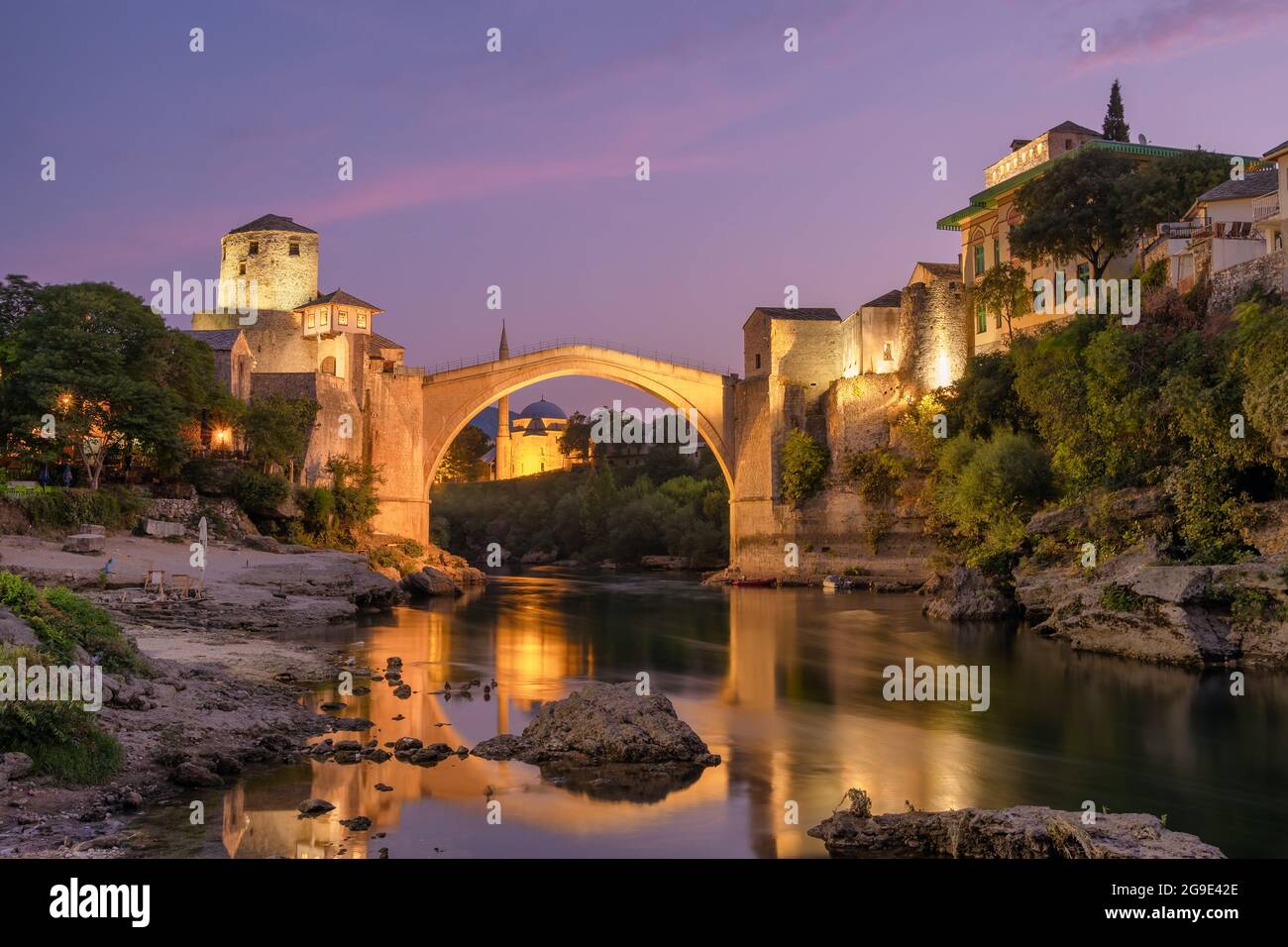 Mostar night hi-res stock photography and images - Alamy