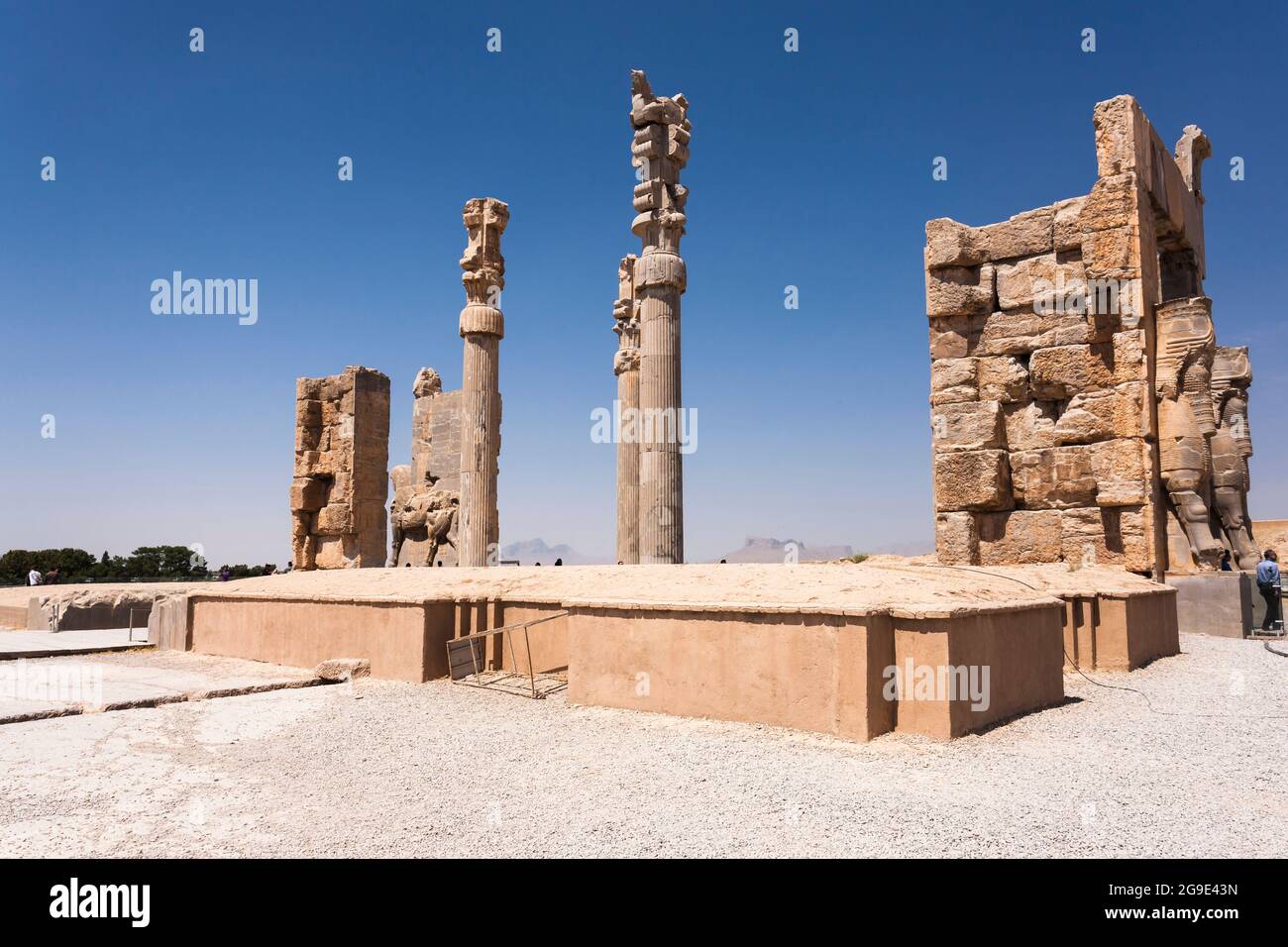 Persepolis, gate of all nations, gate of Xerxes, capital of Achaemenid ...