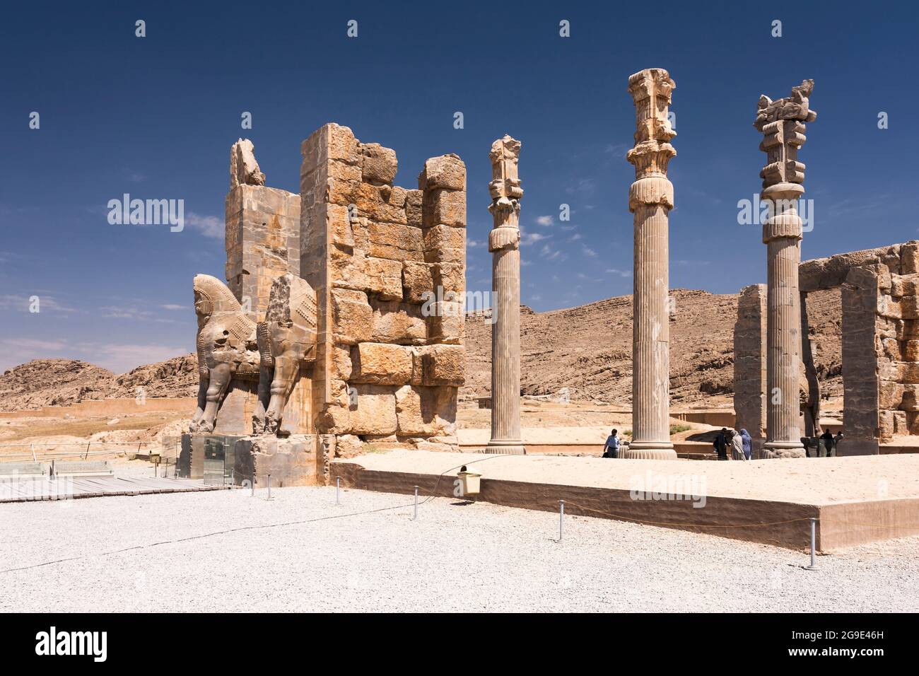 Persepolis, gate of all nations, gate of Xerxes, capital of Achaemenid ...