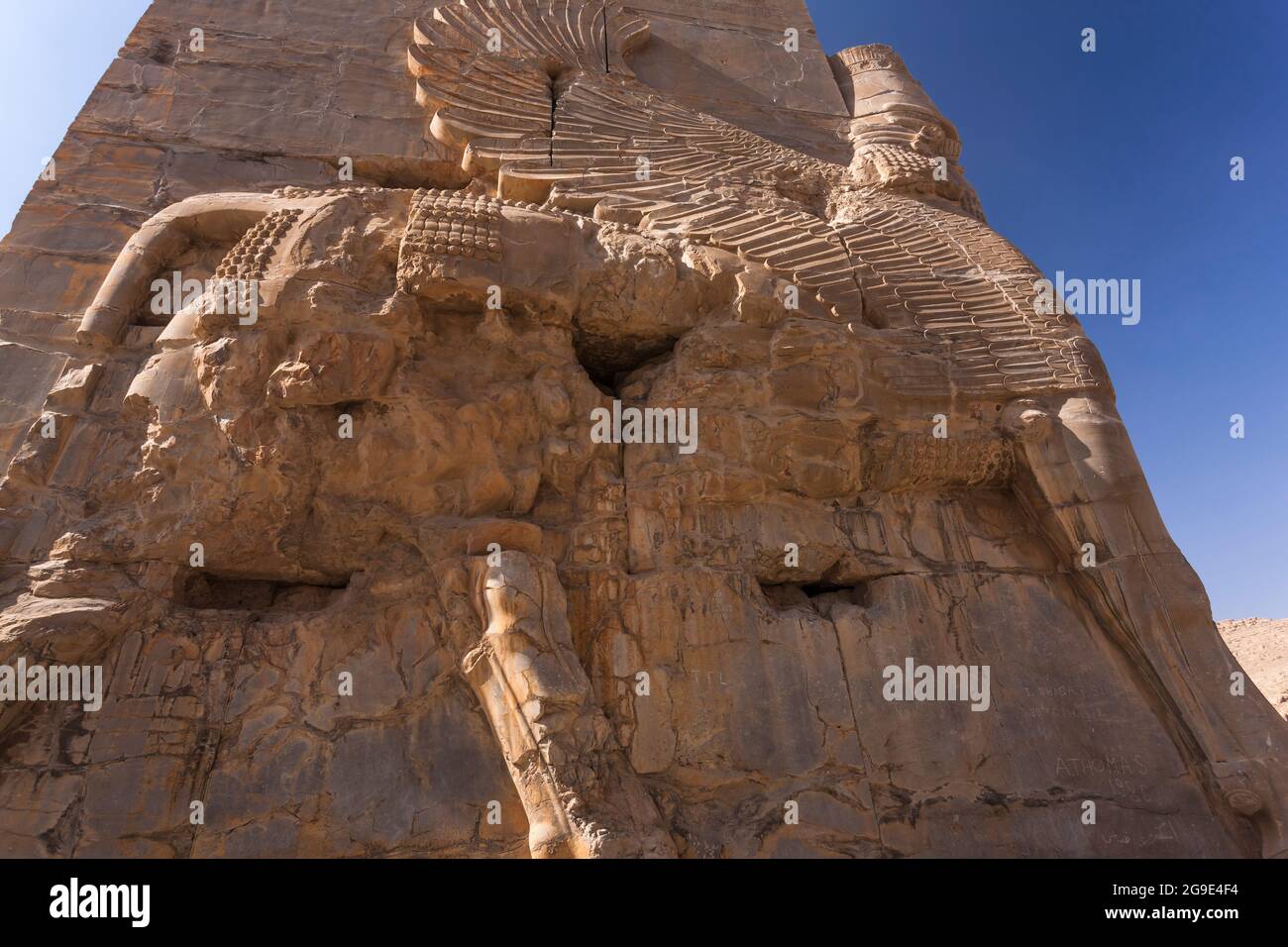 Persepolis,lamassu statue, gate of all nations, gate of Xerxes, capital ...