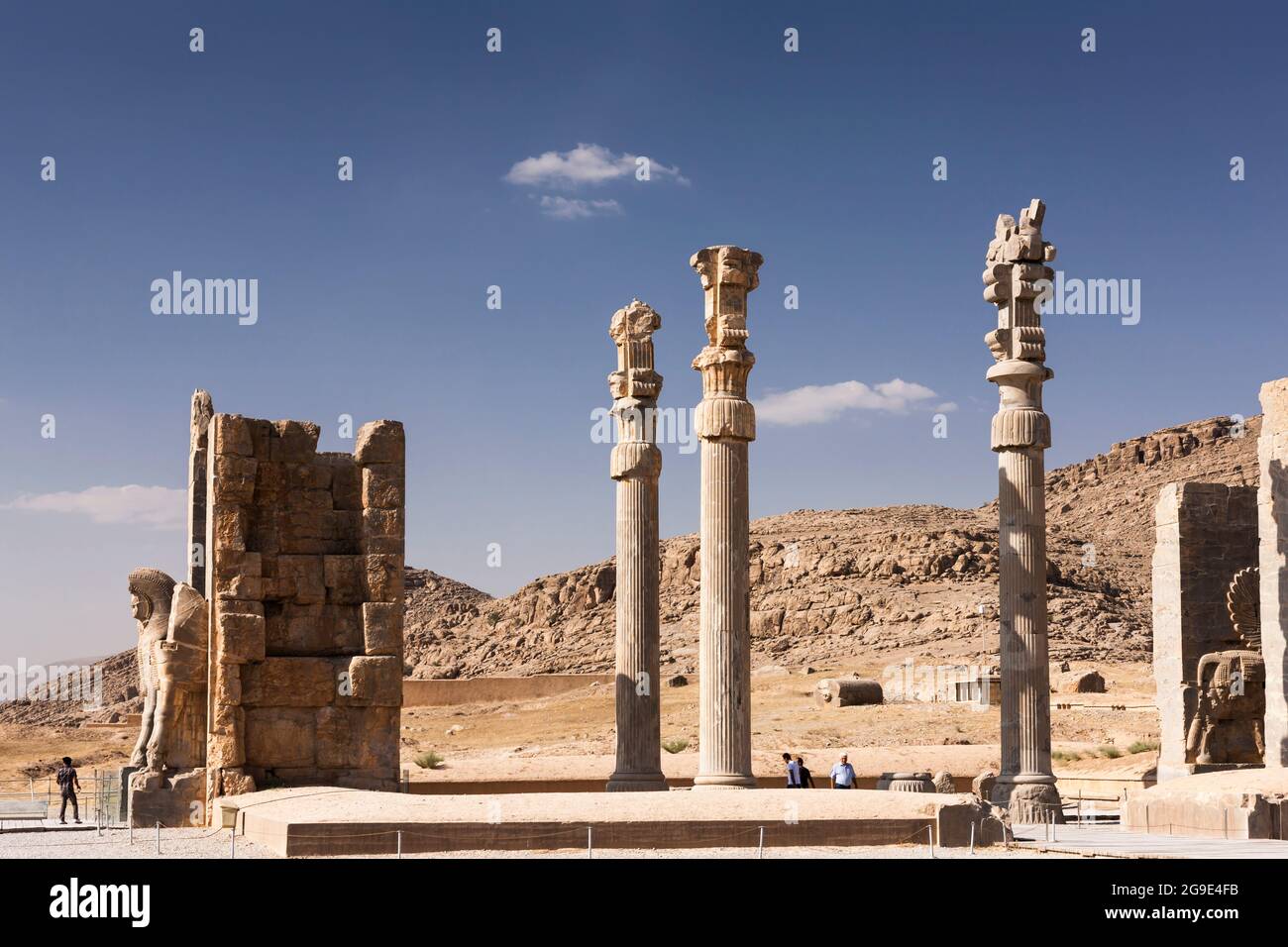 Persepolis, gate of all nations, gate of Xerxes, capital of Achaemenid ...