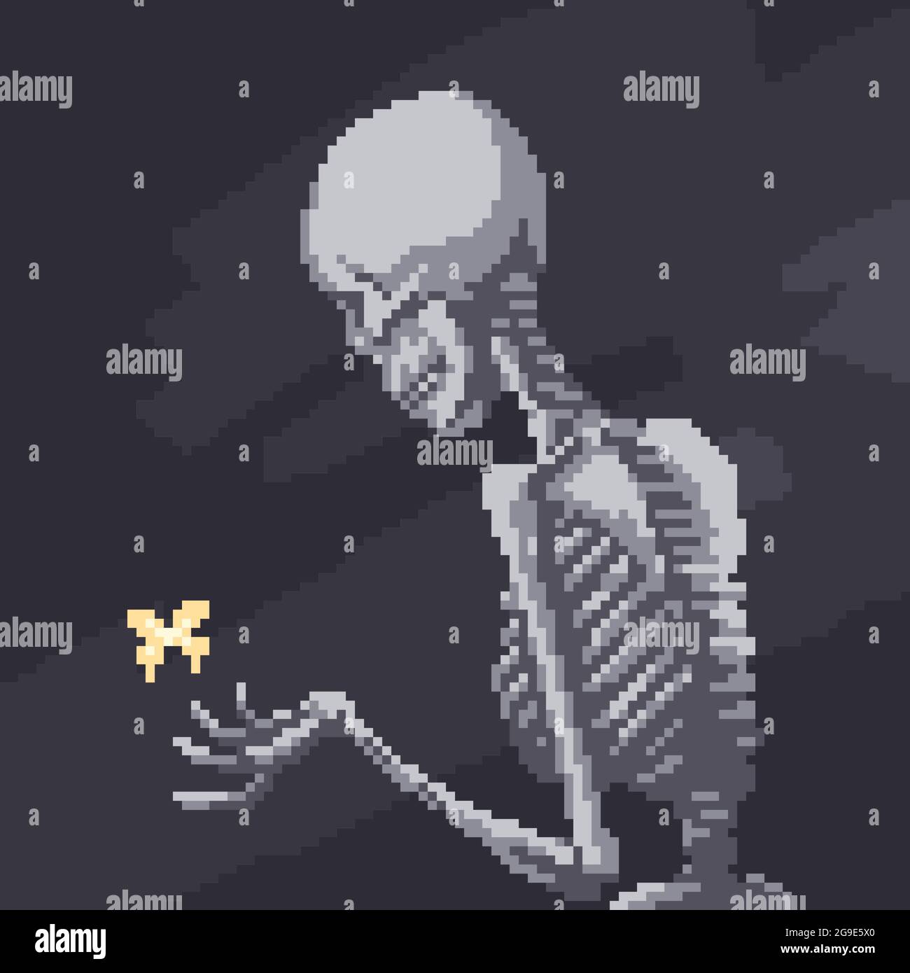 Sad skeleton hi-res stock photography and images - Alamy
