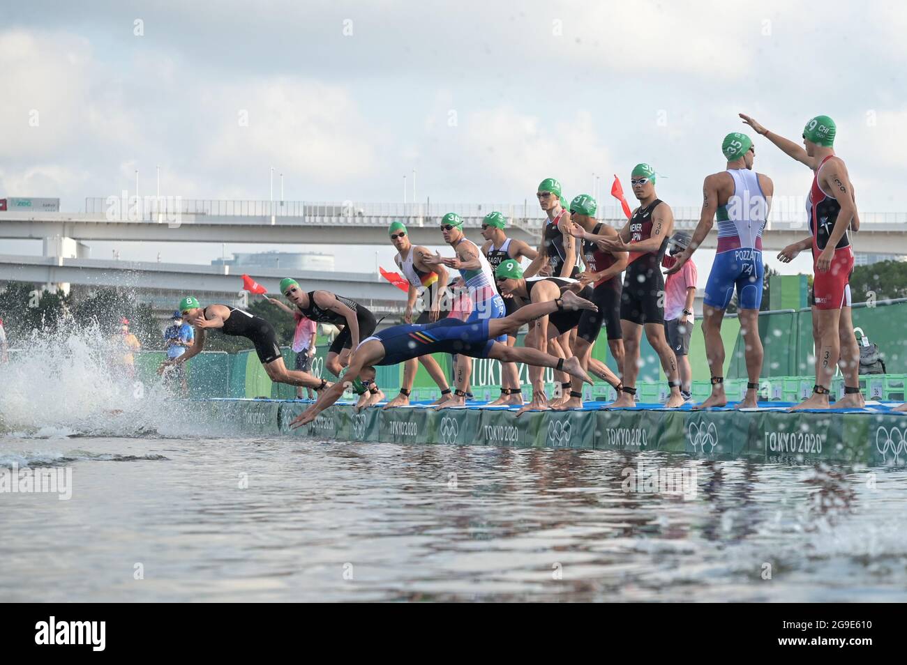 Tokio, Japan. 26th July, 2021. Triathlon: Olympics, Olympic distance (1 ...