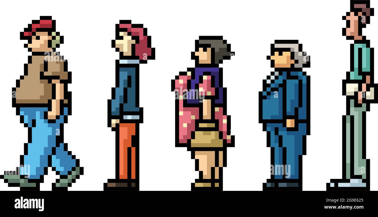 Stand waiting Stock Vector Images - Alamy