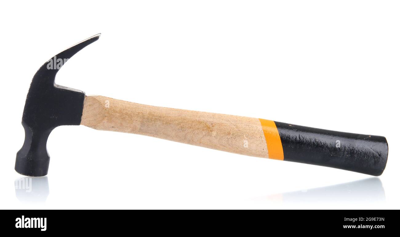 Hammer, isolated on white Stock Photo - Alamy