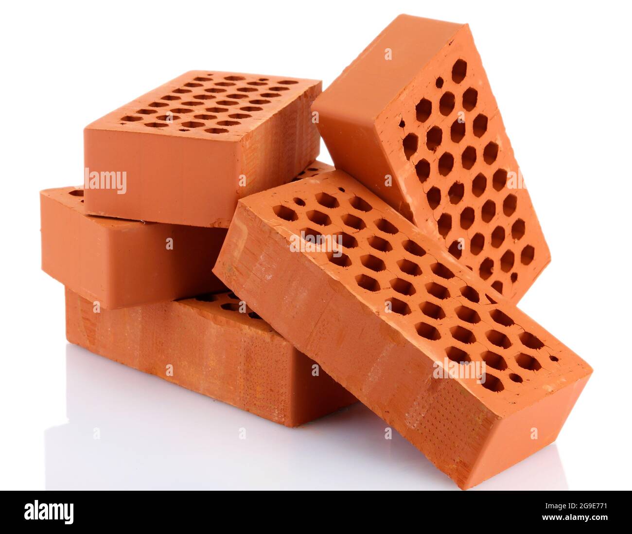 bricks, isolated on white Stock Photo - Alamy