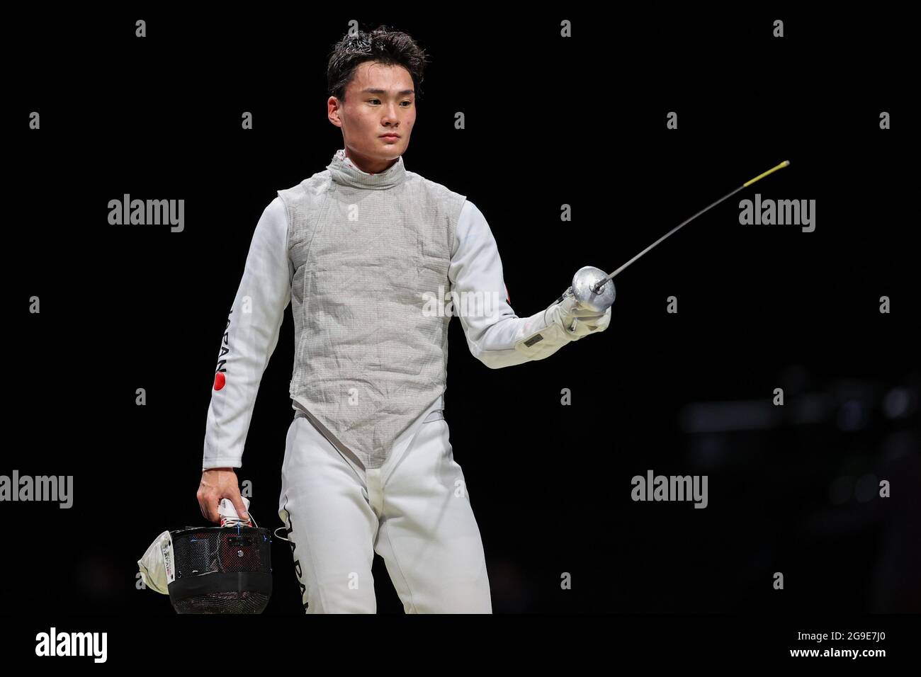 Chiba, Japan. 26th July, 2021. Kyosuke Matsuyama (JPN) Fencing : Men's ...