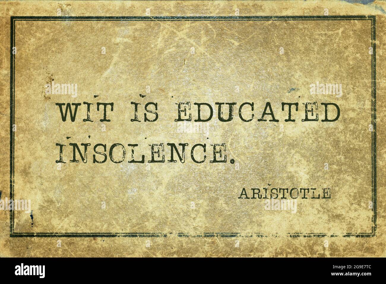 My insolence hi-res stock photography and images - Alamy