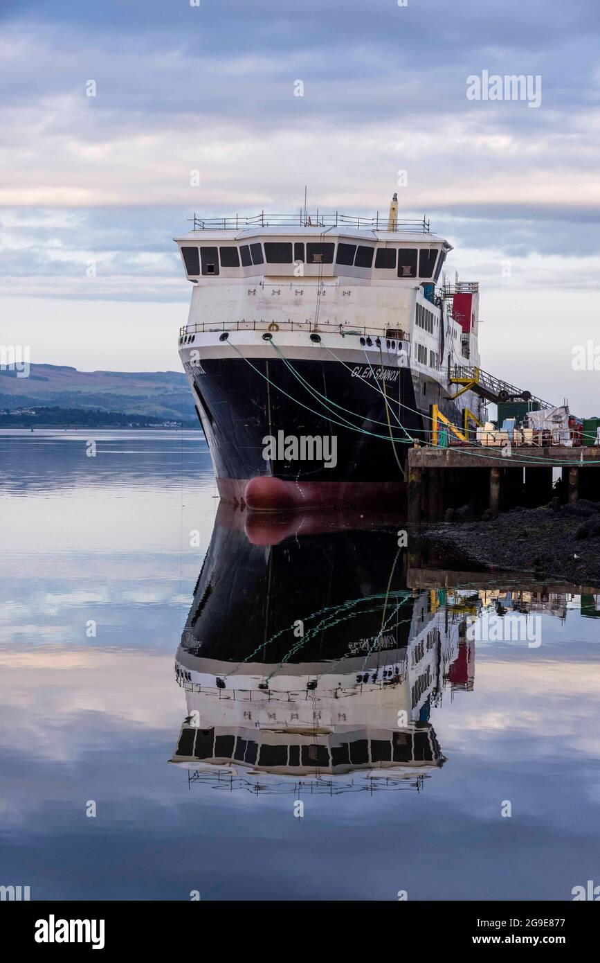 Port Glasgow, United Kingdom. 25 July, 2021 Pictured: The controversial ...