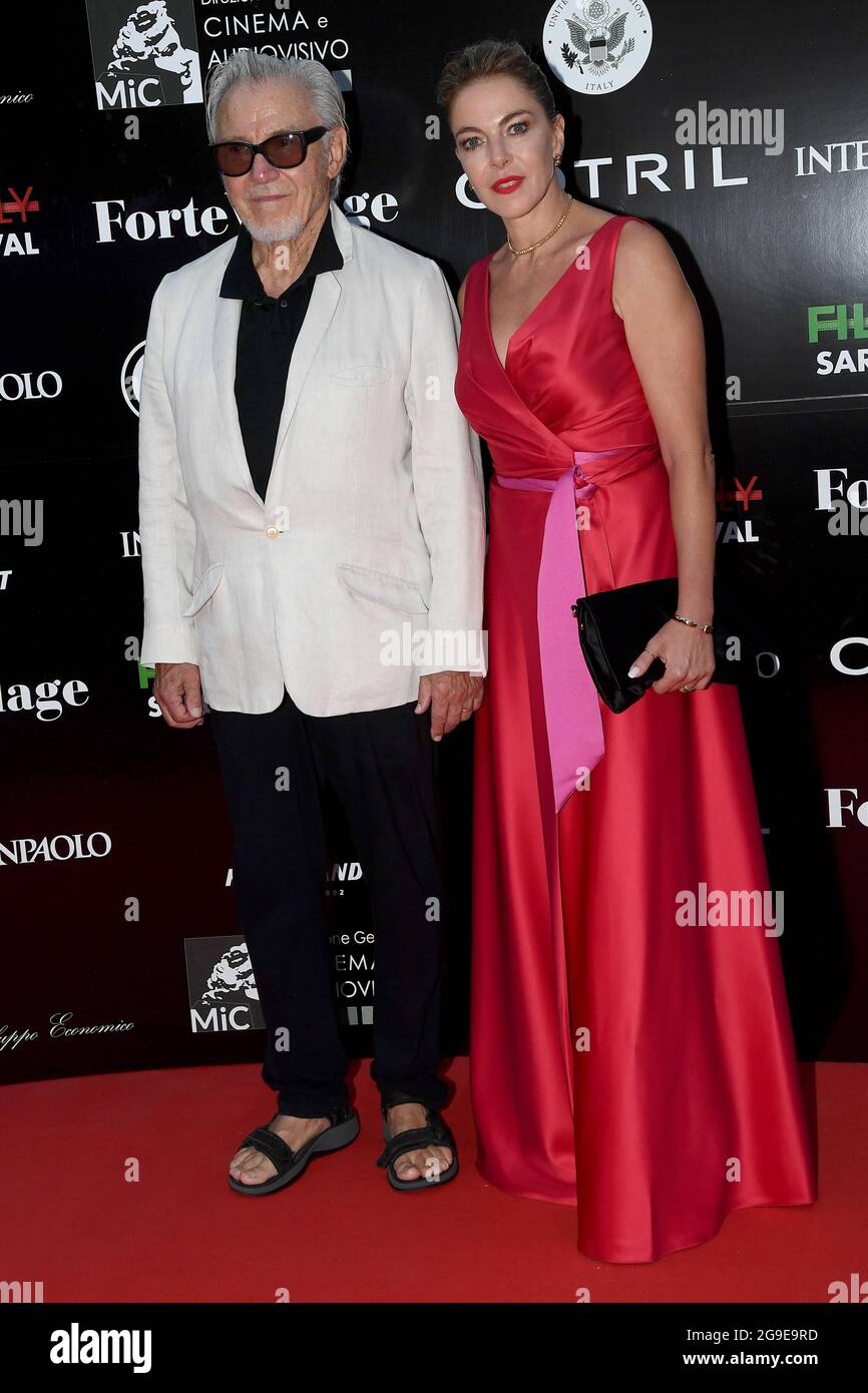 Santa Margherita Di Pula, Italy. 25th July, 2021. Santa Margherita di ...