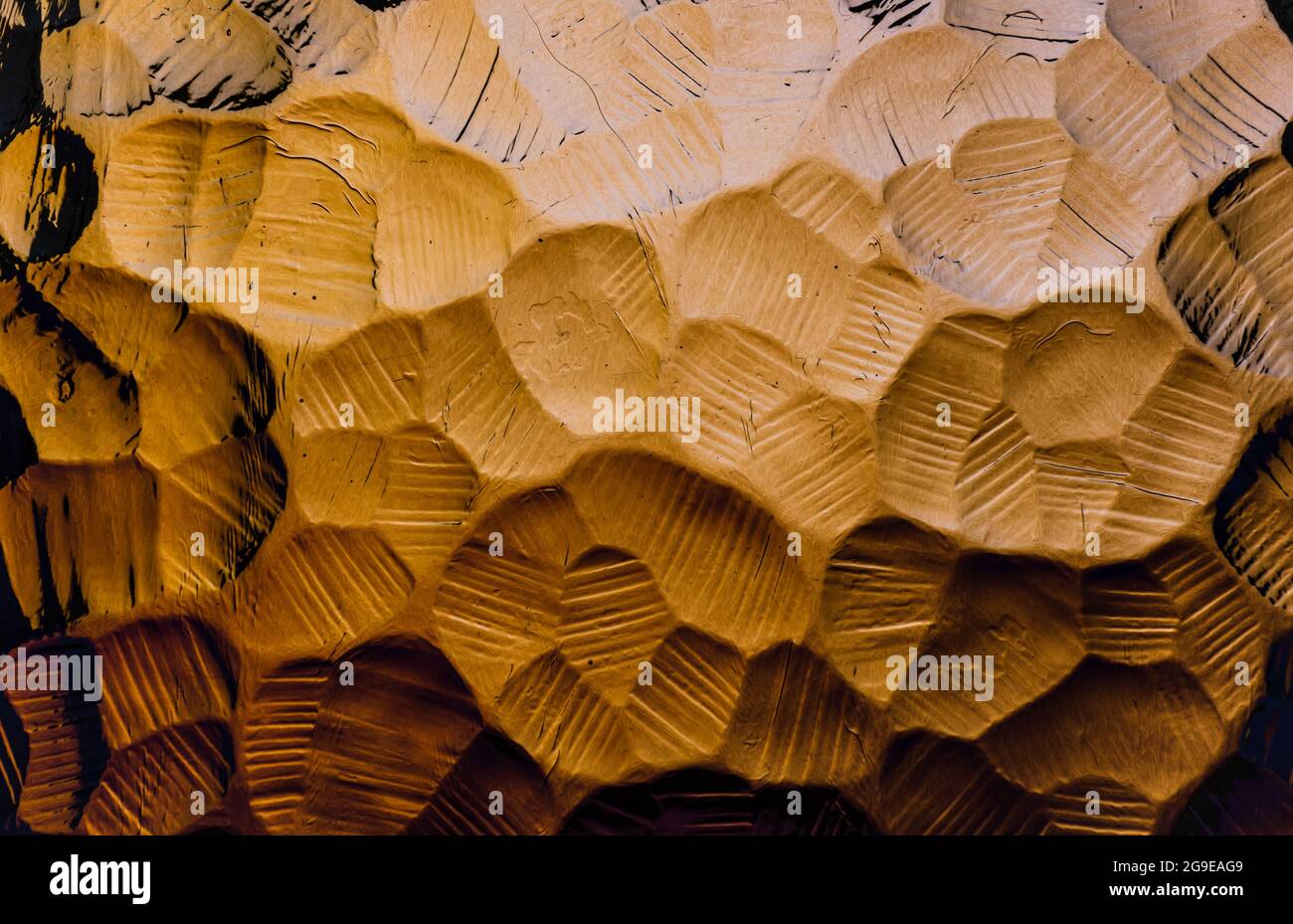 Abstract of pattern glass with a mixture of colors in the pattern Stock ...