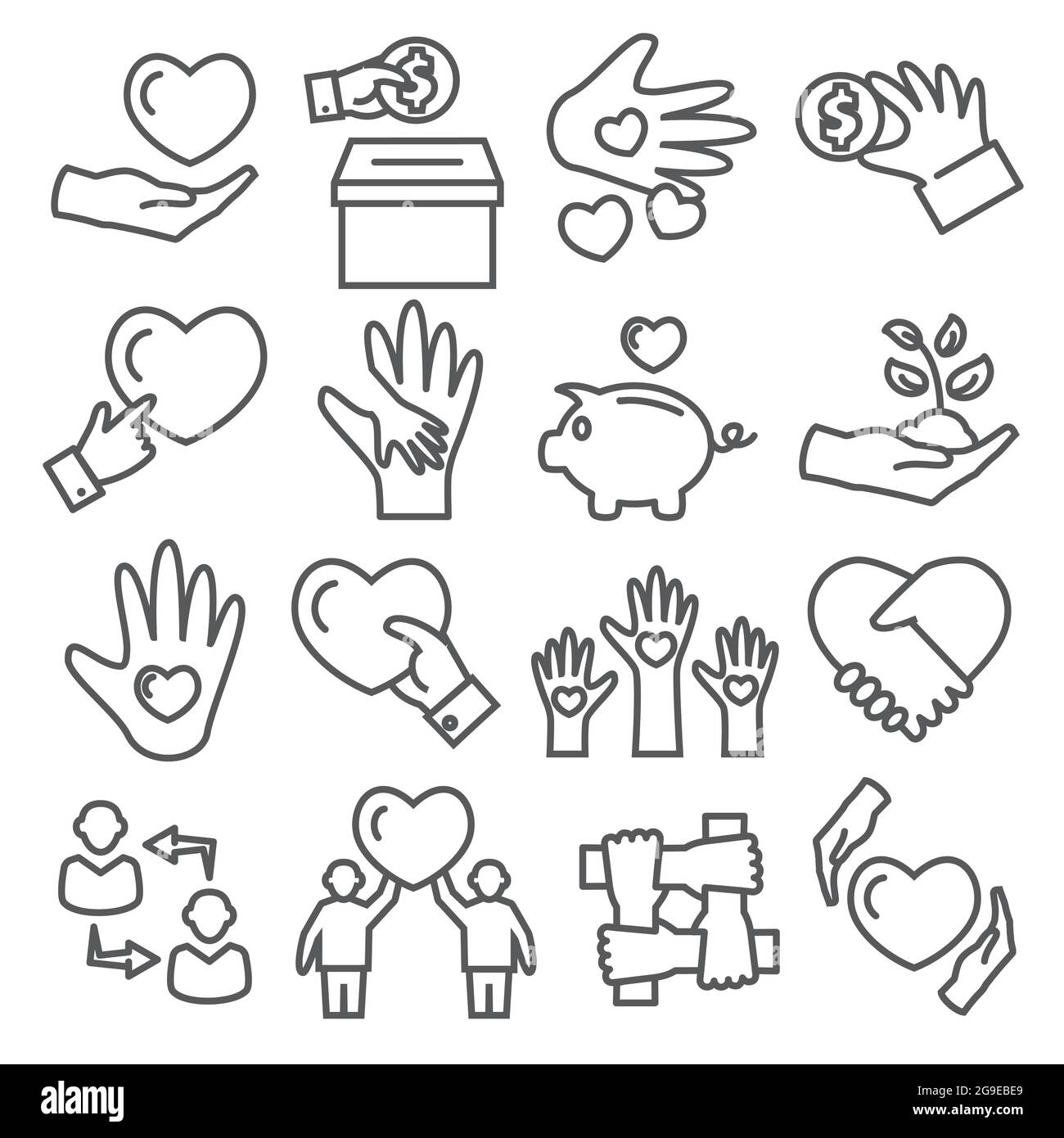 Blood line icon donate Stock Vector Images - Alamy