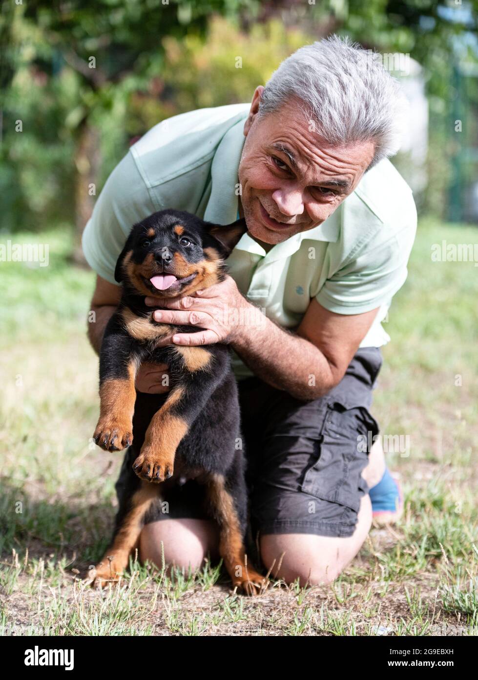 Man rottweiler hi-res stock photography and images - Alamy