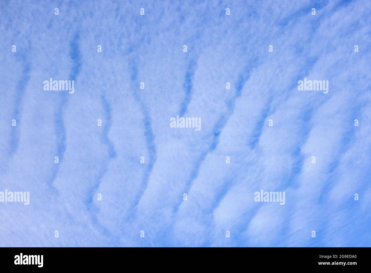 Unusual cloud patterns in sky Stock Photo - Alamy