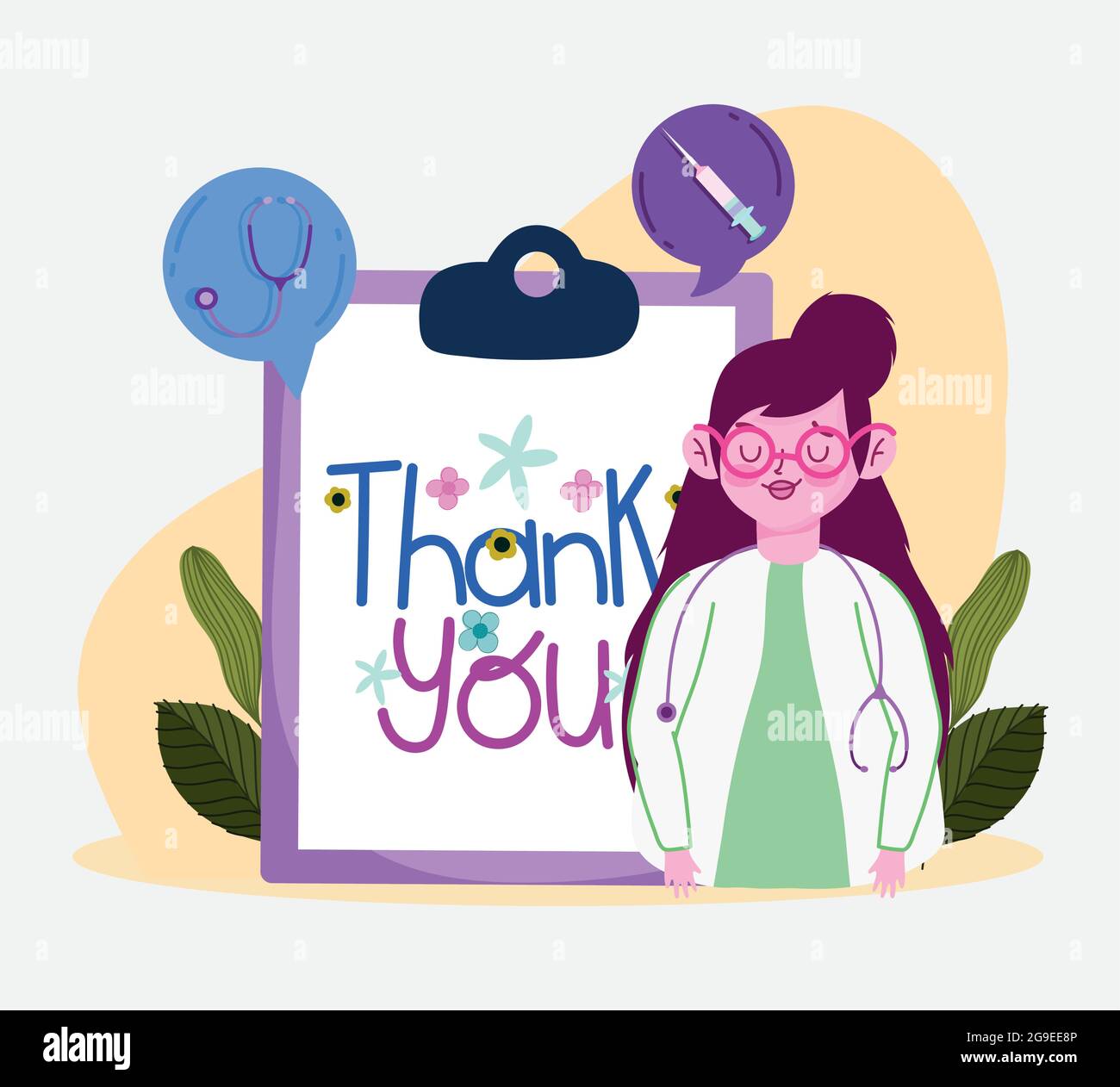 doctor thank you Stock Vector Image & Art - Alamy