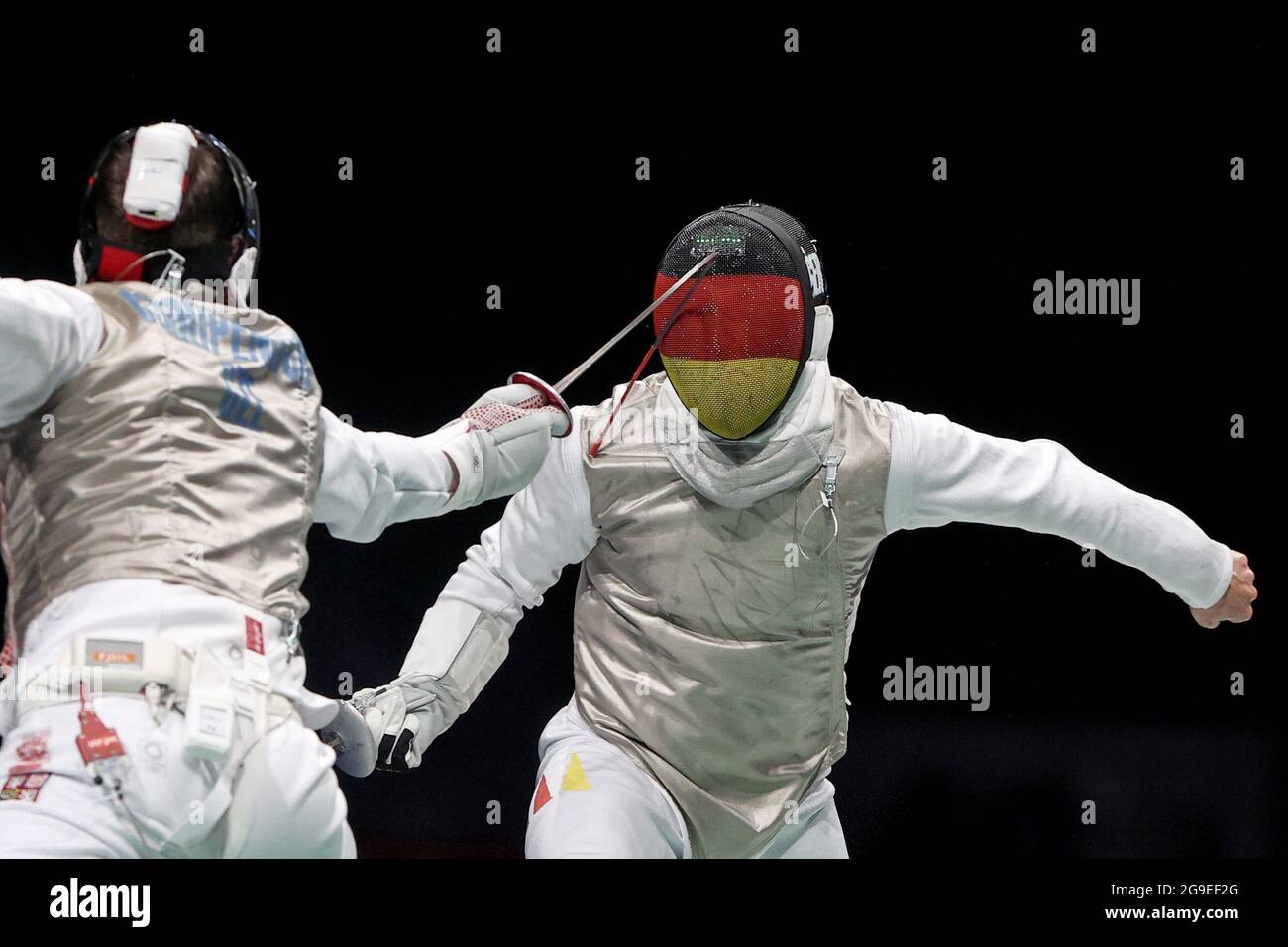 Chiba, Japan. 26th July, 2021. Fencing: Olympics, preliminaries, foil ...