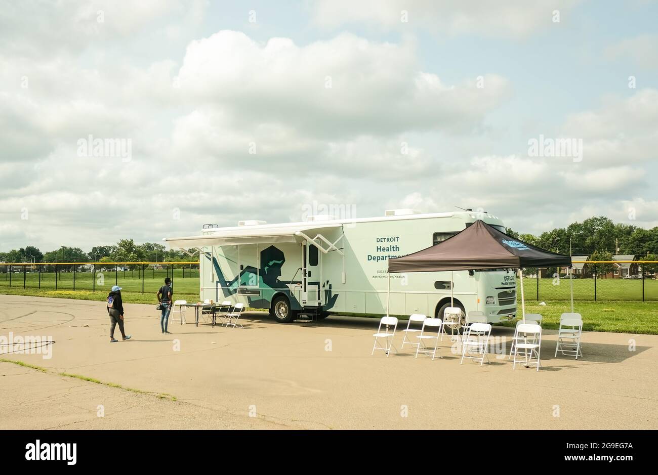 Detroit, Michigan, USA. 21st July, 2021. Health Care Workers from the ...