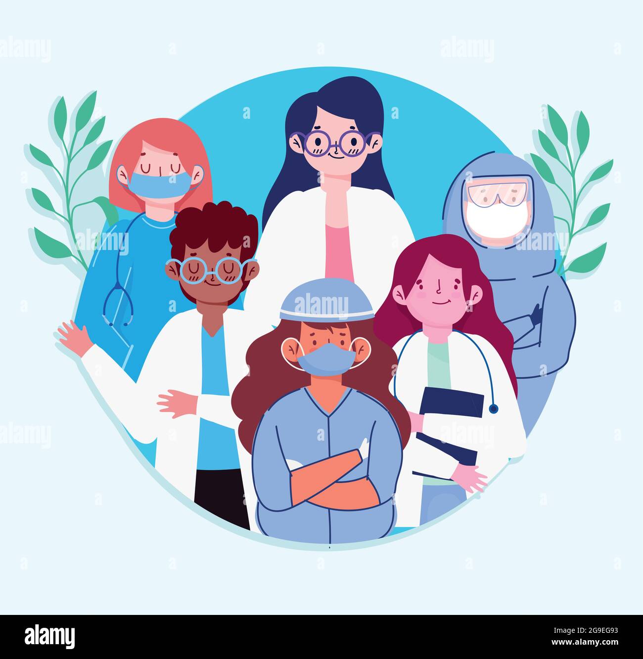 medical staff cartoon Stock Vector Image & Art - Alamy