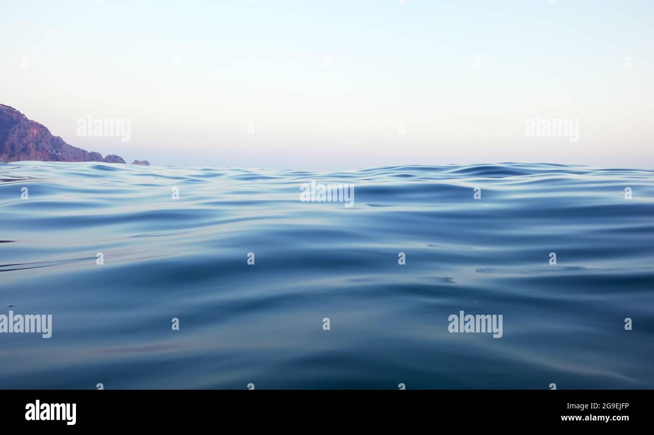 Beautiful evening sea Stock Photo - Alamy