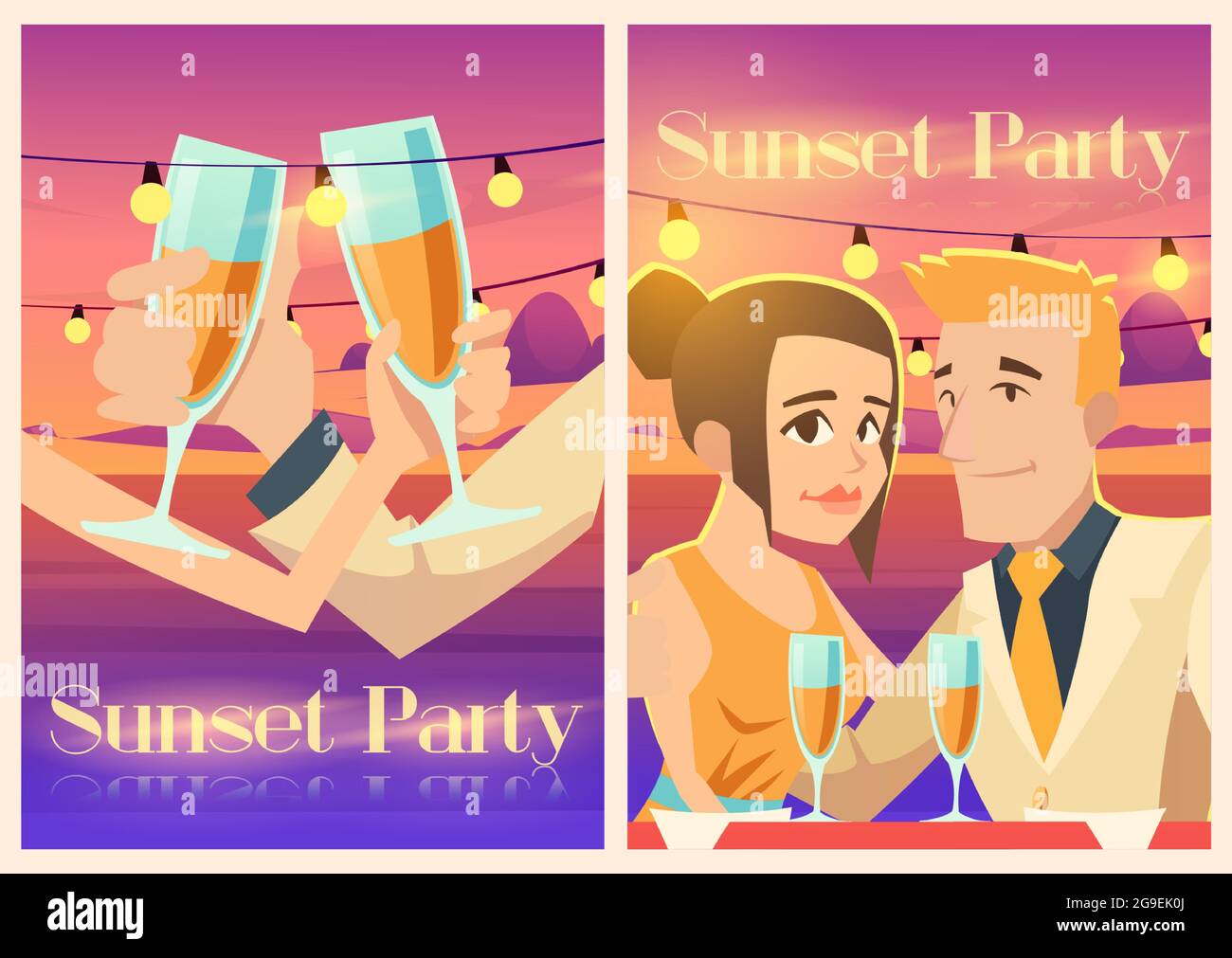 Summer party poster Stock Vector Images - Alamy
