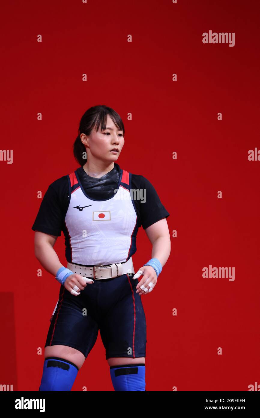 Tokyo, Japan. 26th July, 2021. Kanae Yagi (JPN) Weightlifting : Women's ...