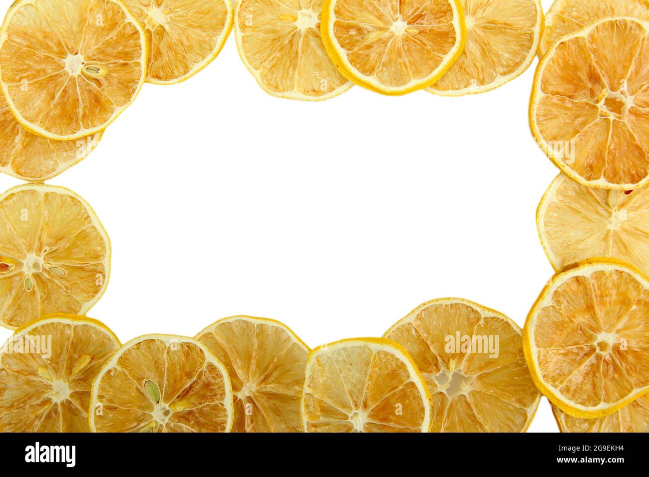 dried lemons isolated on white Stock Photo - Alamy