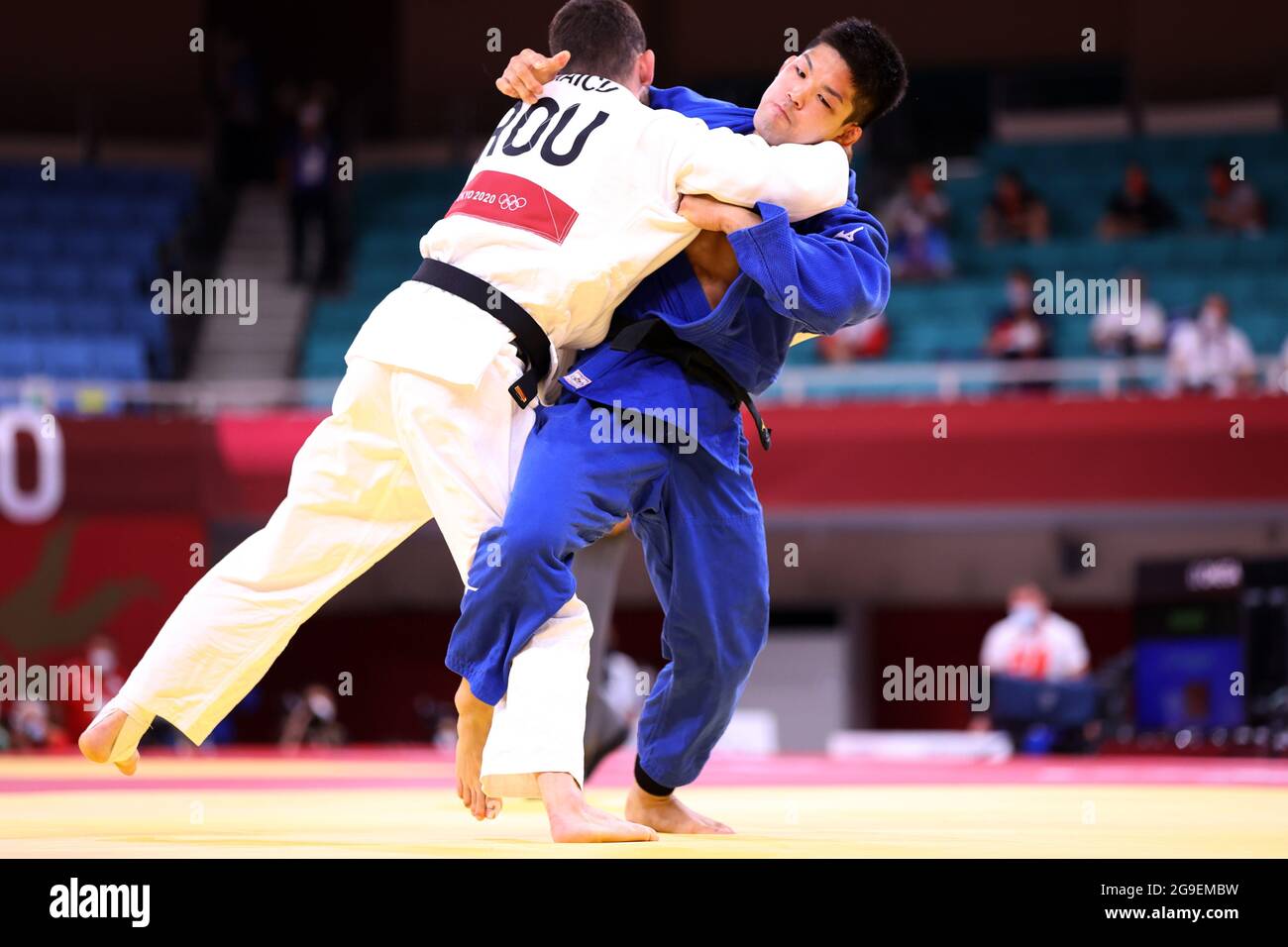 Tokyo, Japan. 26th July, 2021. Shohei Ono (JPN) Judo : Men's -73kg Elimination Round during the ...