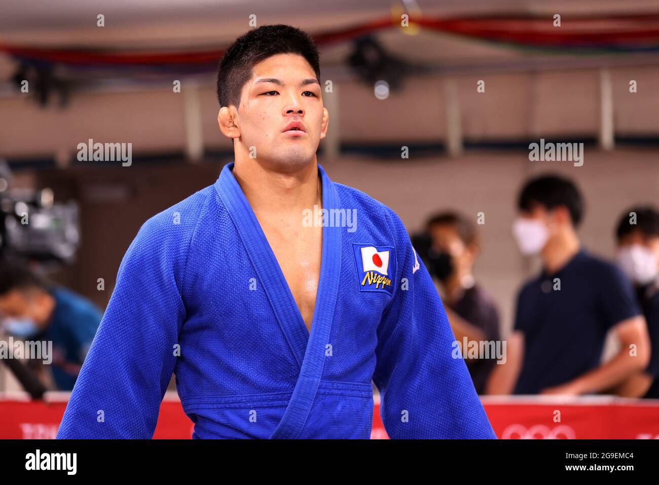 Tokyo, Japan. 26th July, 2021. Shohei Ono (JPN) Judo : Men's -73kg Elimination Round during the ...
