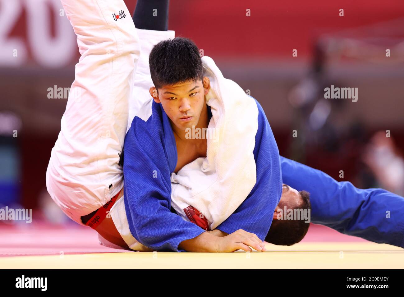 Tokyo, Japan. 26th July, 2021. Shohei Ono (JPN) Judo : Men's -73kg Elimination Round during the ...