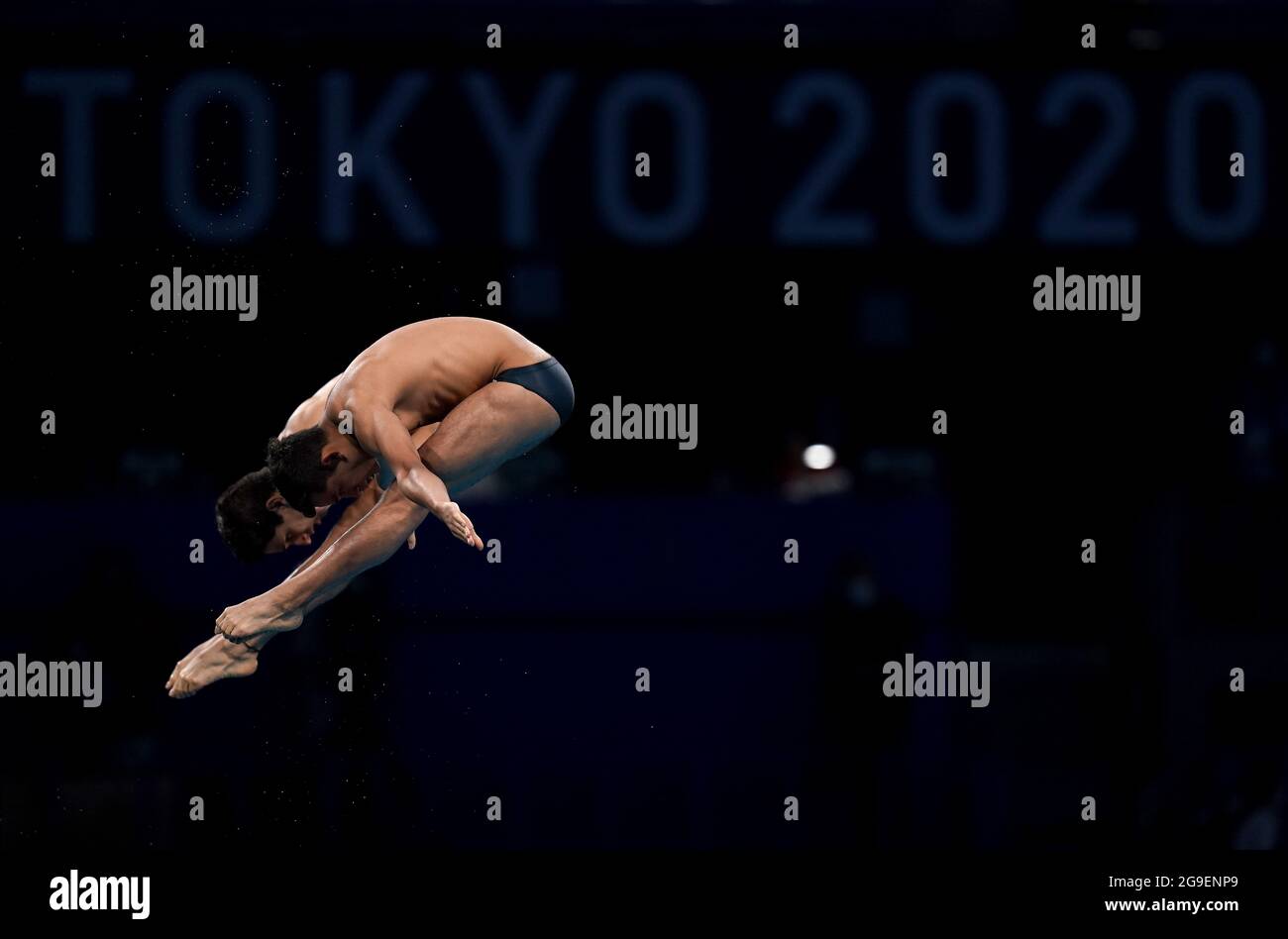 Mexico's Jose Balleza Isaias and Kevin Berlin Reyes during the Men's ...