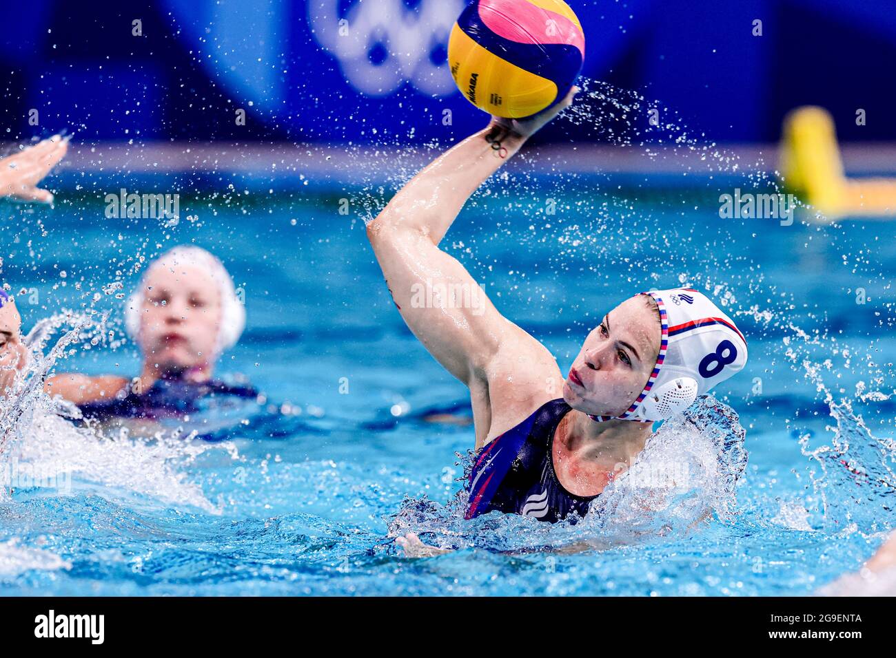 TOKYO, JAPAN - JULY 26: Anastasia Simanovich of ROC during the Tokyo ...