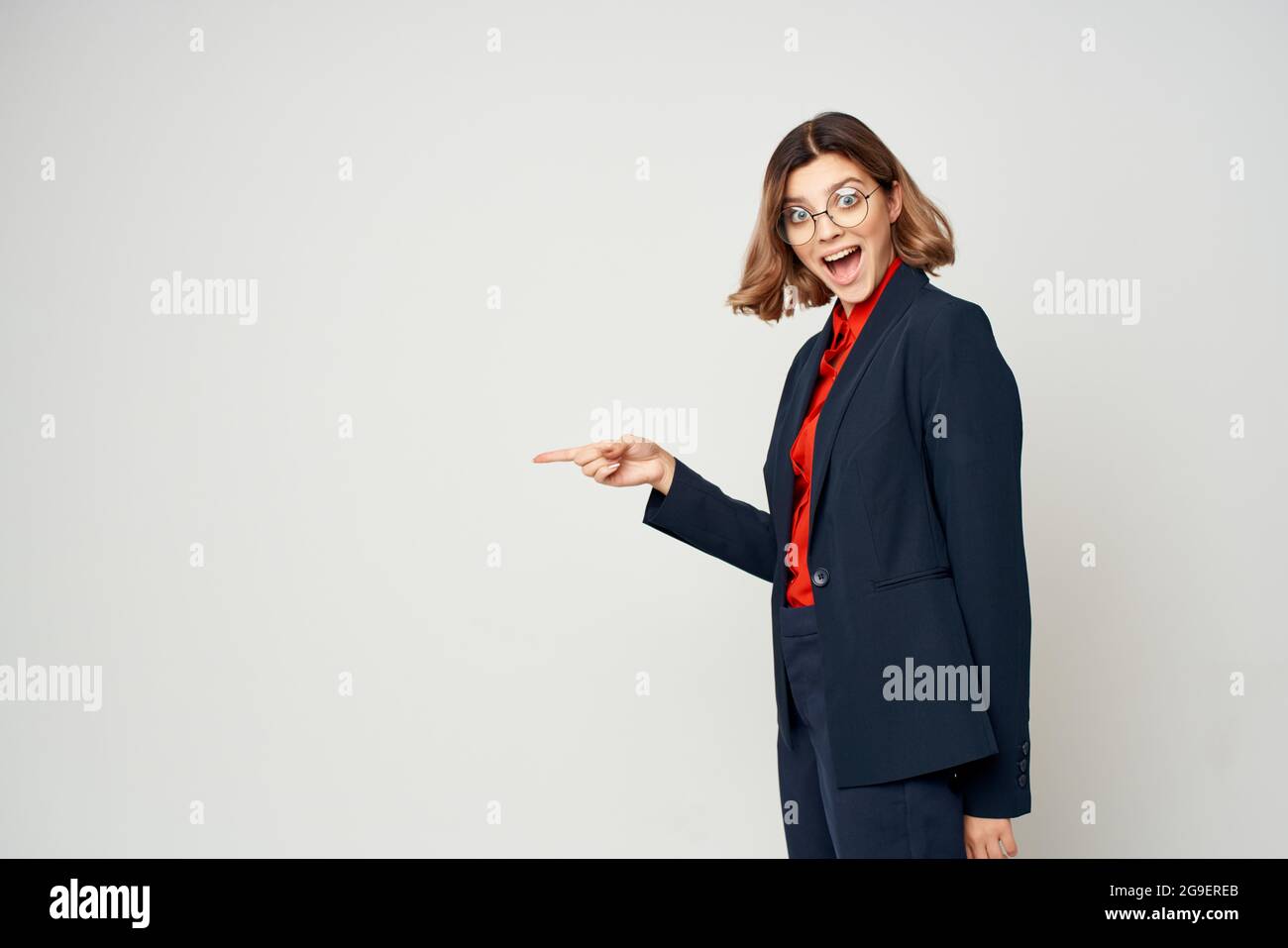 Business woman in manager suit office work secretary Professional Stock ...