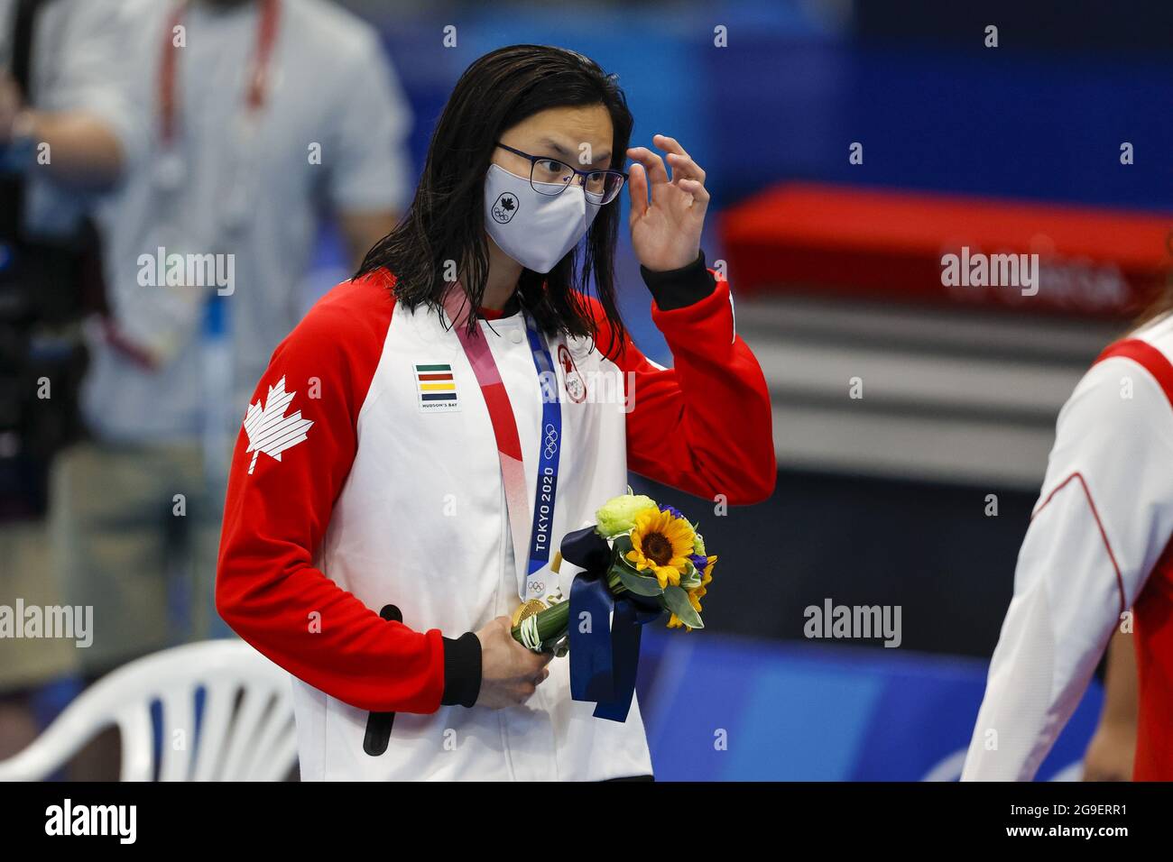 Tokyo, Japan. 26th July, 2021. Margaret Macneil of Canada celebrates ...
